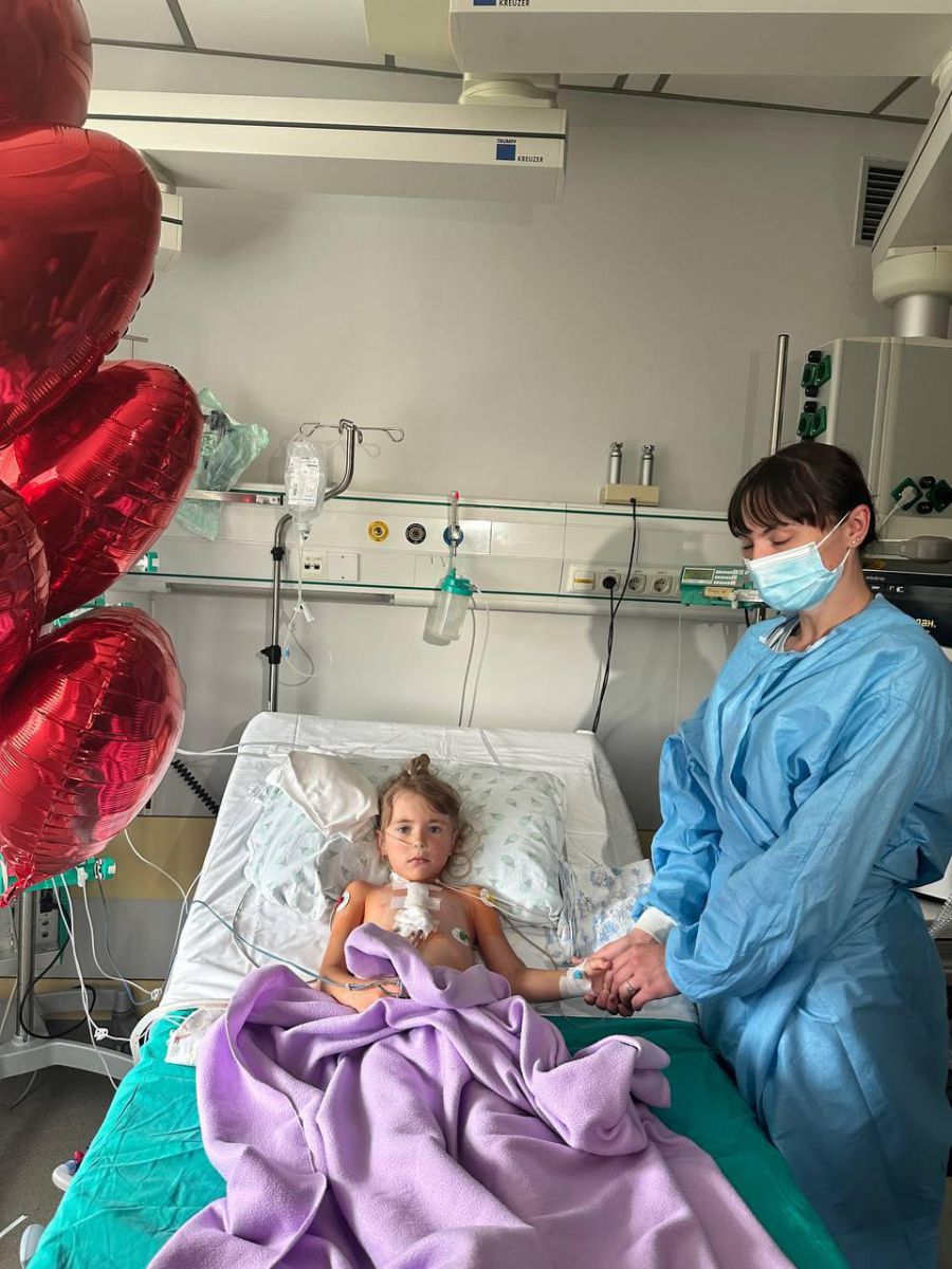 6 річна Соломійка якій пересадили серце чекала на трансплантацію півтора року ВІКНА